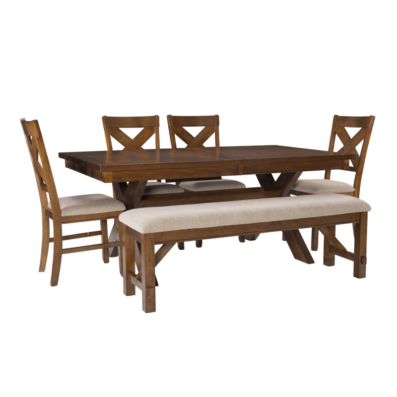 Alcott Hill® Warsaw 6 - Piece Dining Set & Reviews | Wayfair
